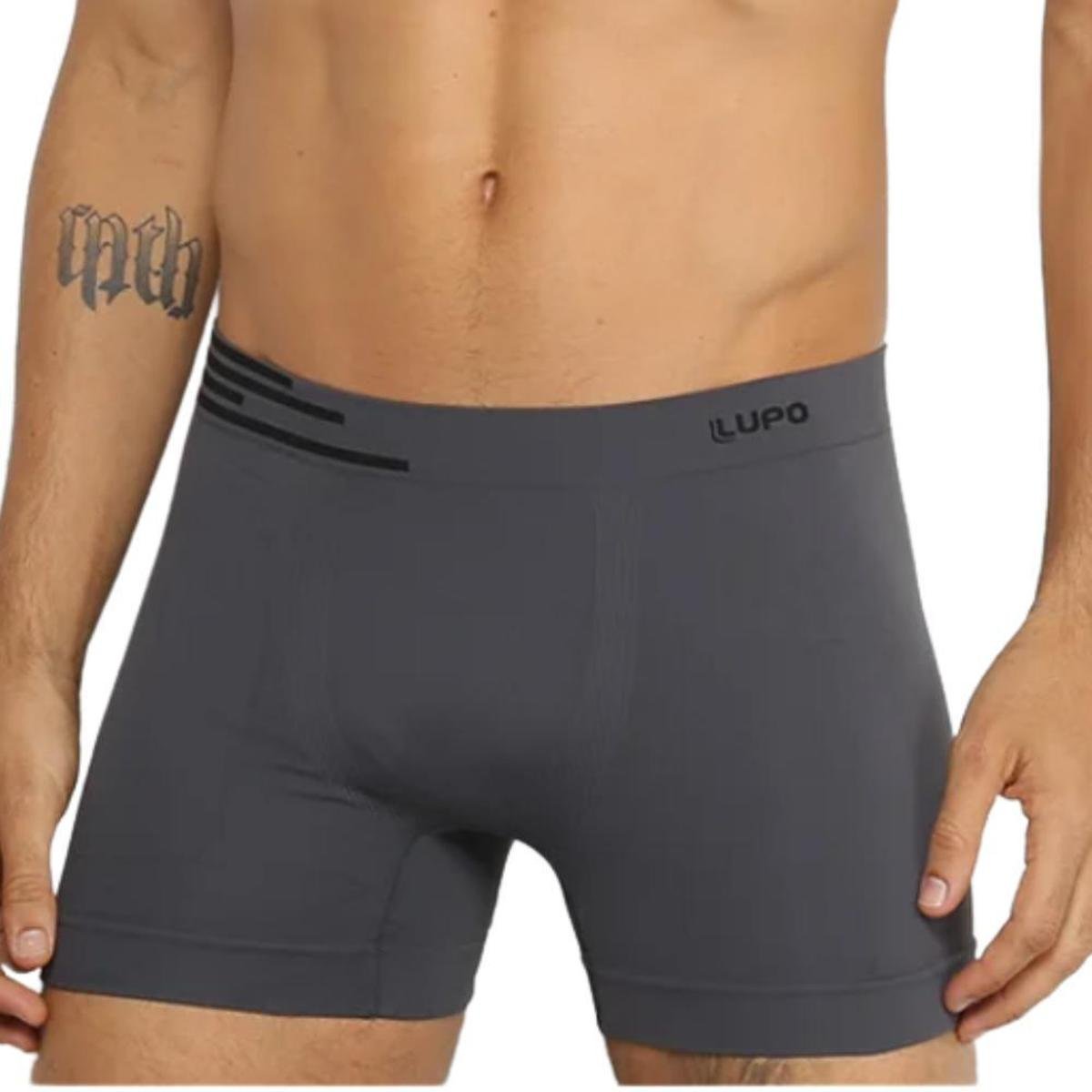 CUECA LUPO BOXER MASCULINO - Preto | Netshoes