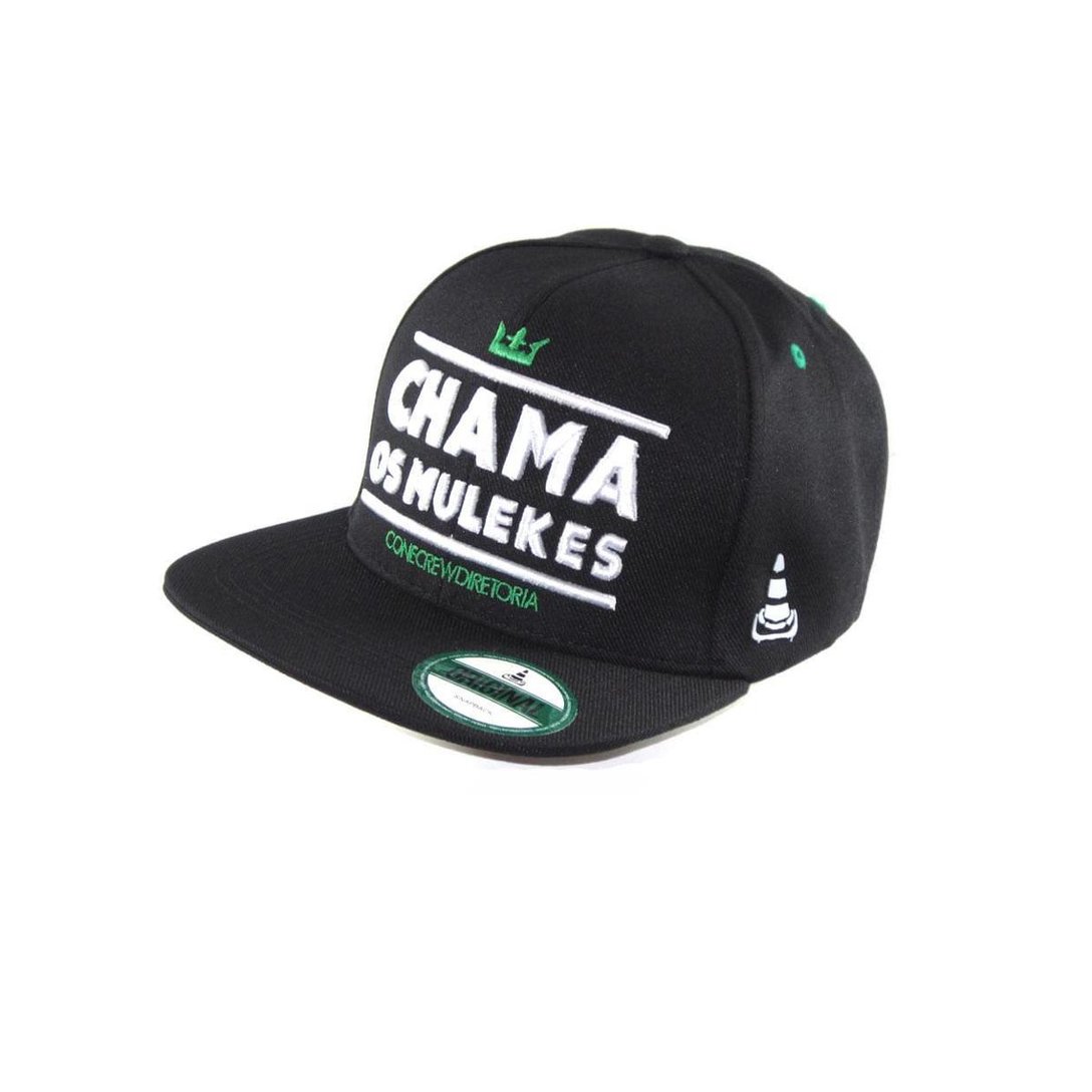 Cyclone Boné Cone Crew Chama Os Mulekes Un - Preto - Preto | Netshoes