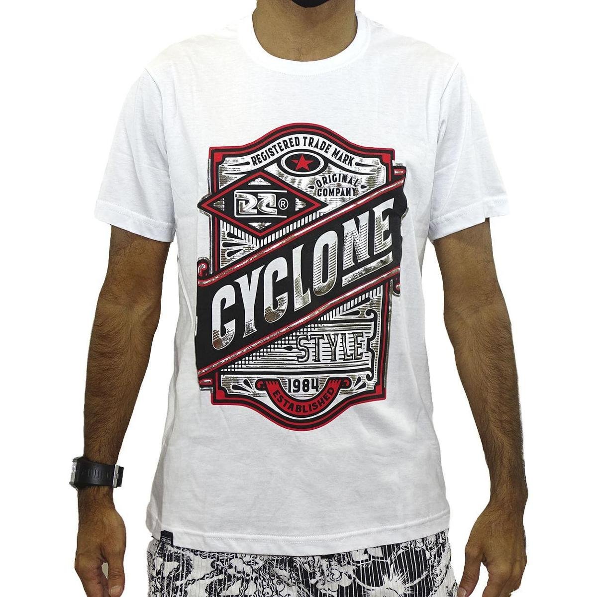 Cyclone Camisa Emblem Metal New VERMELHO M/M - Branco | Netshoes