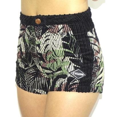 Cyclone Short Veludo Camuflado Heavy PRETO M/M - Preto | Netshoes