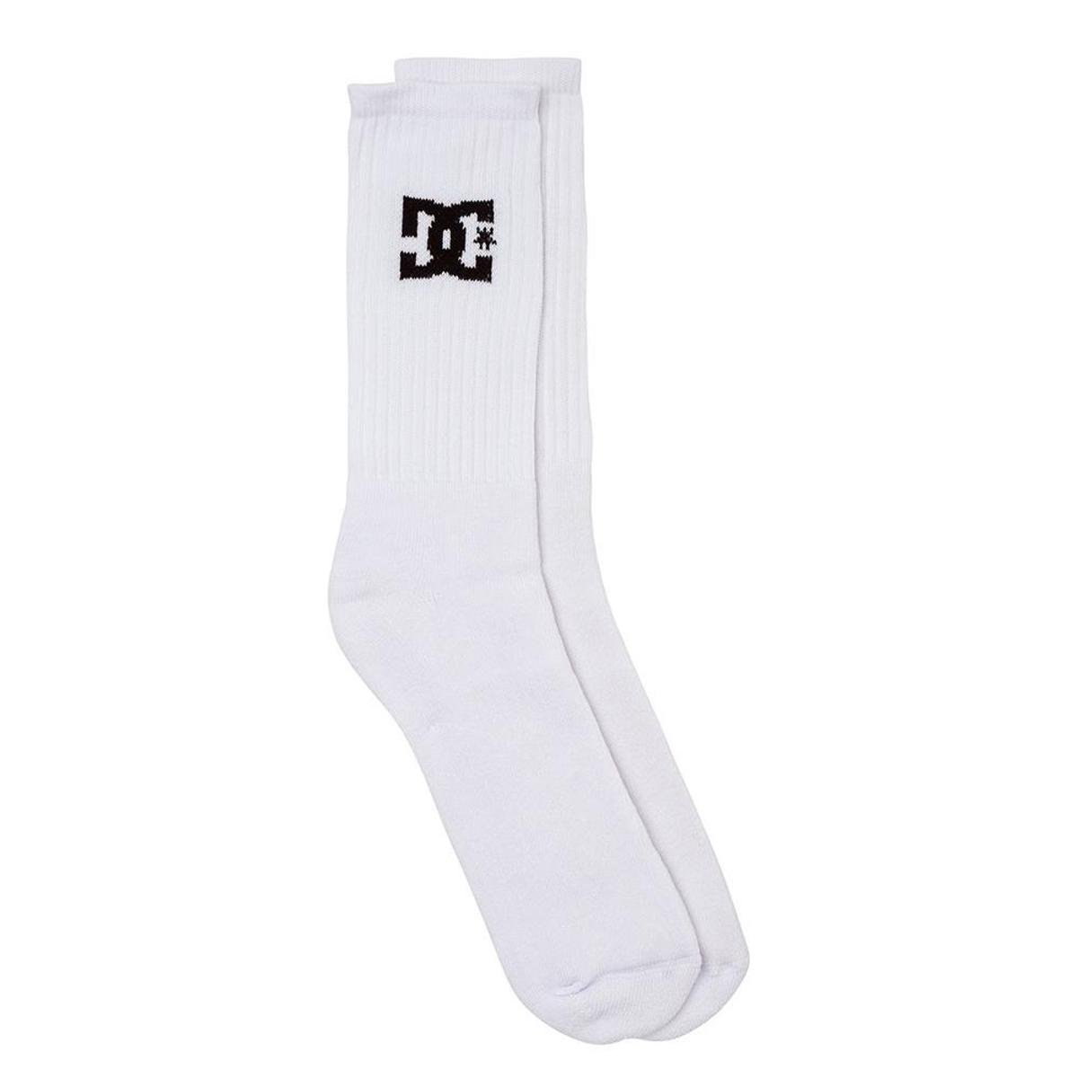 DC MEIA MEDIA CREW - WHITE* - UN - Branco | Netshoes