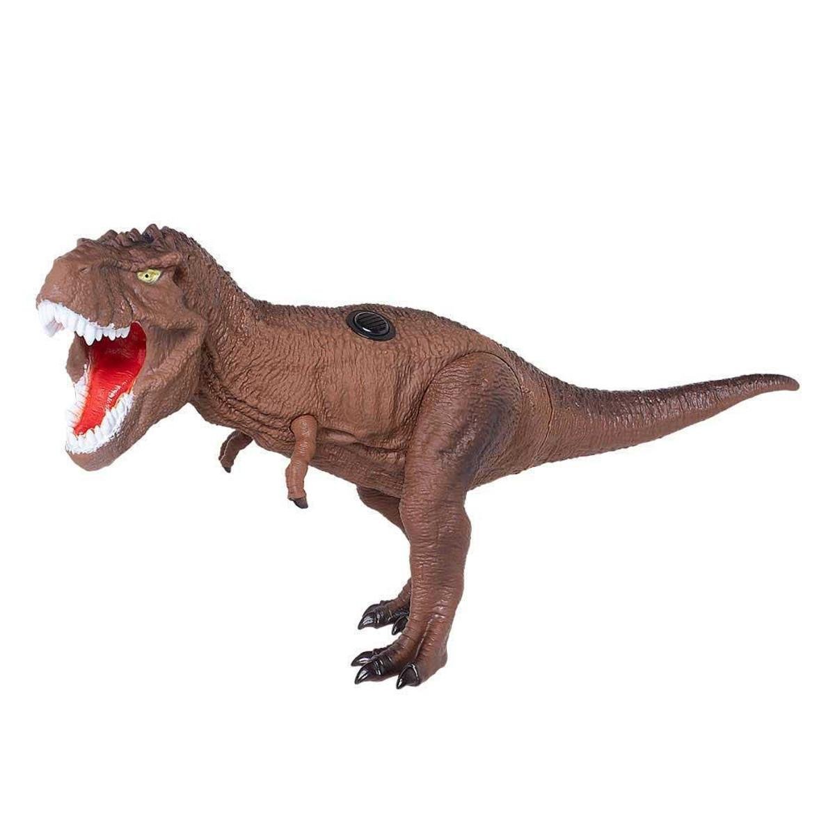 Dinossauro Dinopark Hunters T-Rex Bee Toys C/ Som Ref.0681 - Marrom ...