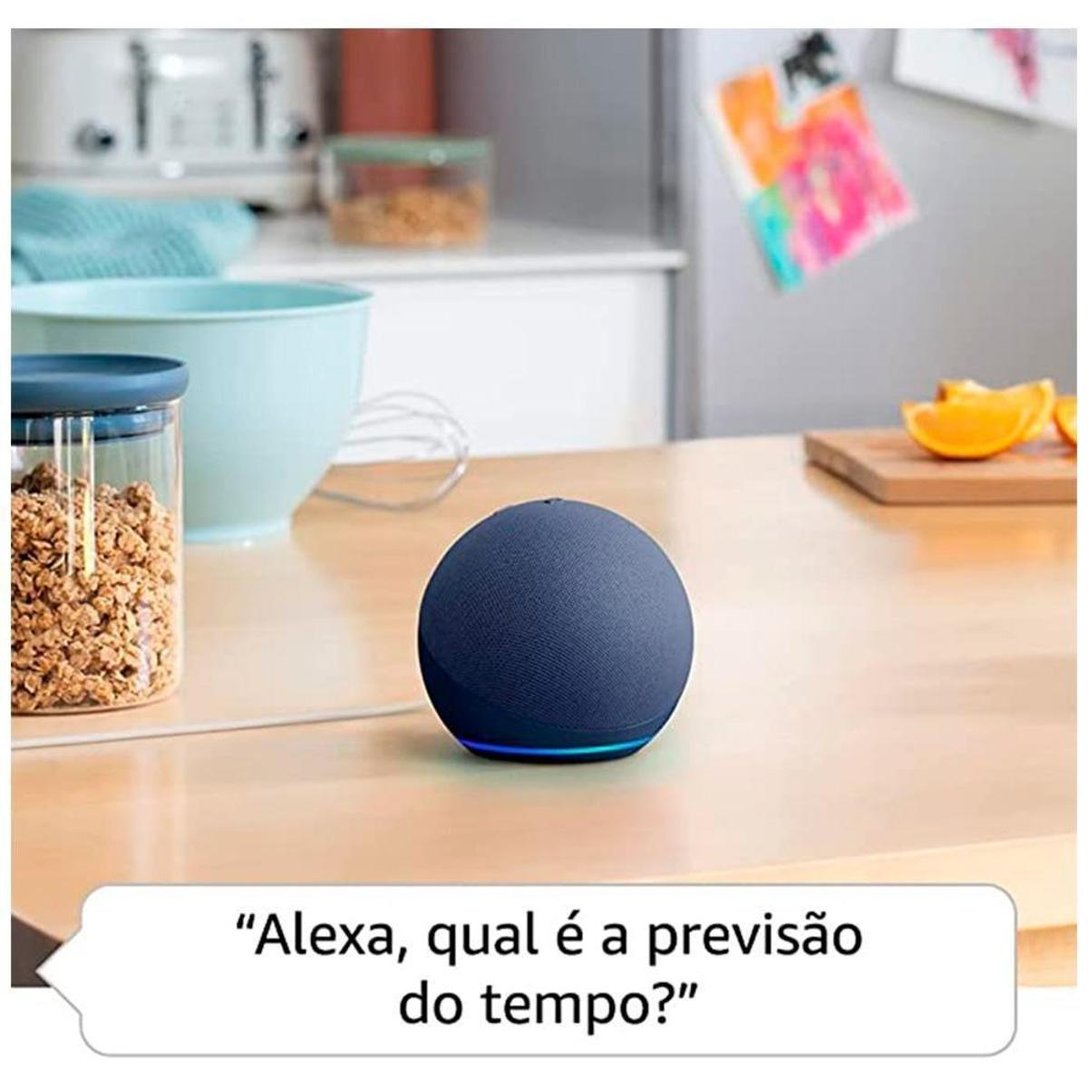 Echo Dot 5ª geração Amazon, com Alexa, Smart Speaker, Preto ...