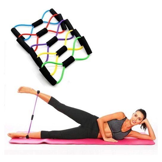 Elástico de Tensão Cross Tube Funcional Musculação Aeróbico - Única ...