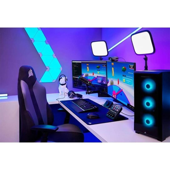 Elgato Stream Deck, Tela LCD, 8 Teclas, USB, Preto - 10GBD9901 - Preto ...