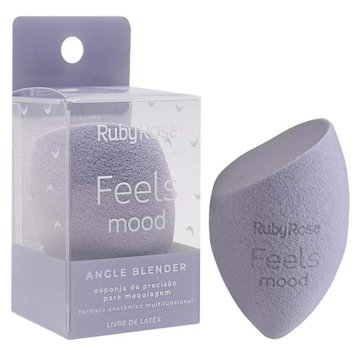 ESPONJA DE MAQUIAGEM FEELS MOOD ANGLE BLENDER HBS02 - RUBY ROSE - Lilás | Netshoes