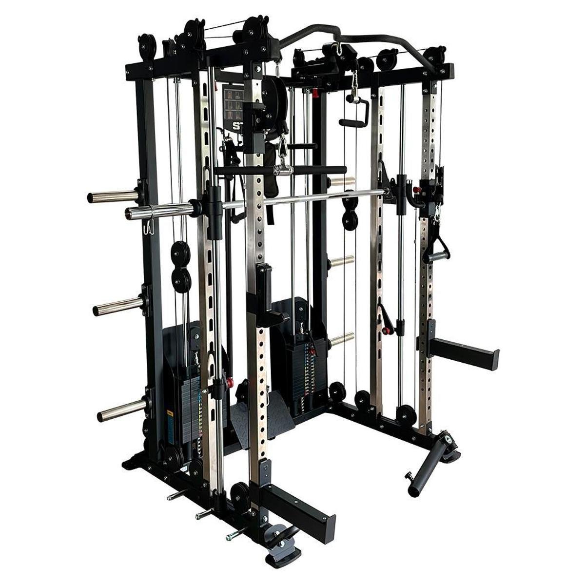 Estação de Musculação Cross Smith Funcional Starke C5 - Preto | Netshoes