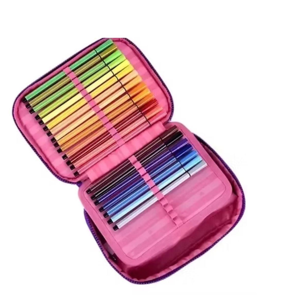 Estojo Box Original Holográfico Rebecca Bonbon - Lilás | Netshoes