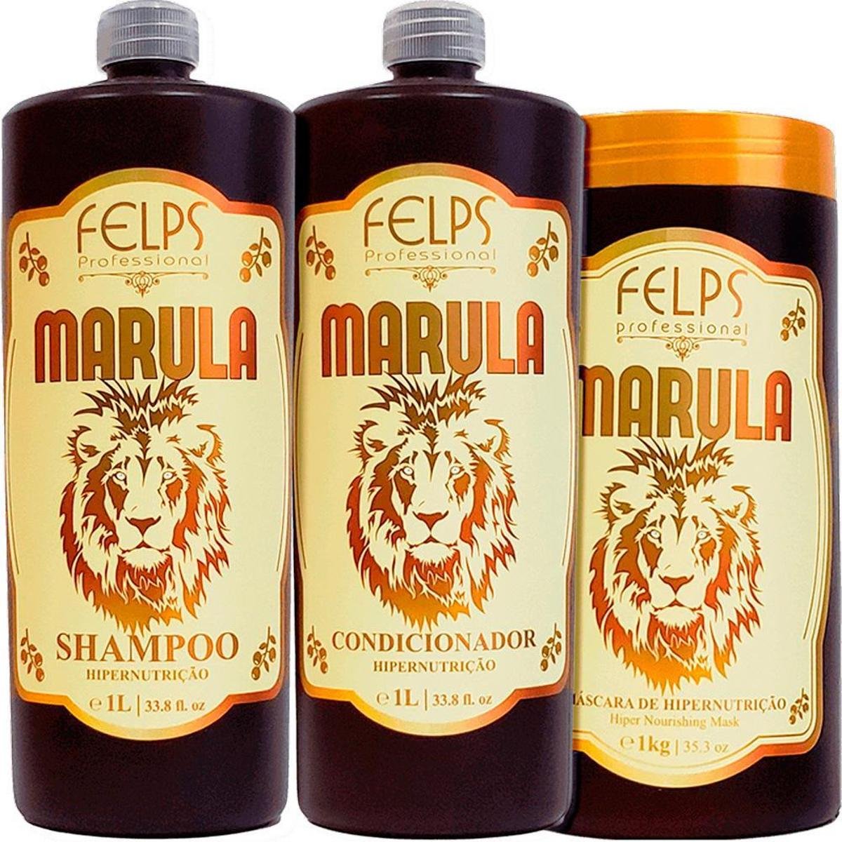 Felps Professional Marula - Kit Hipernutrição Tamanho Econômico Trio (3 ...