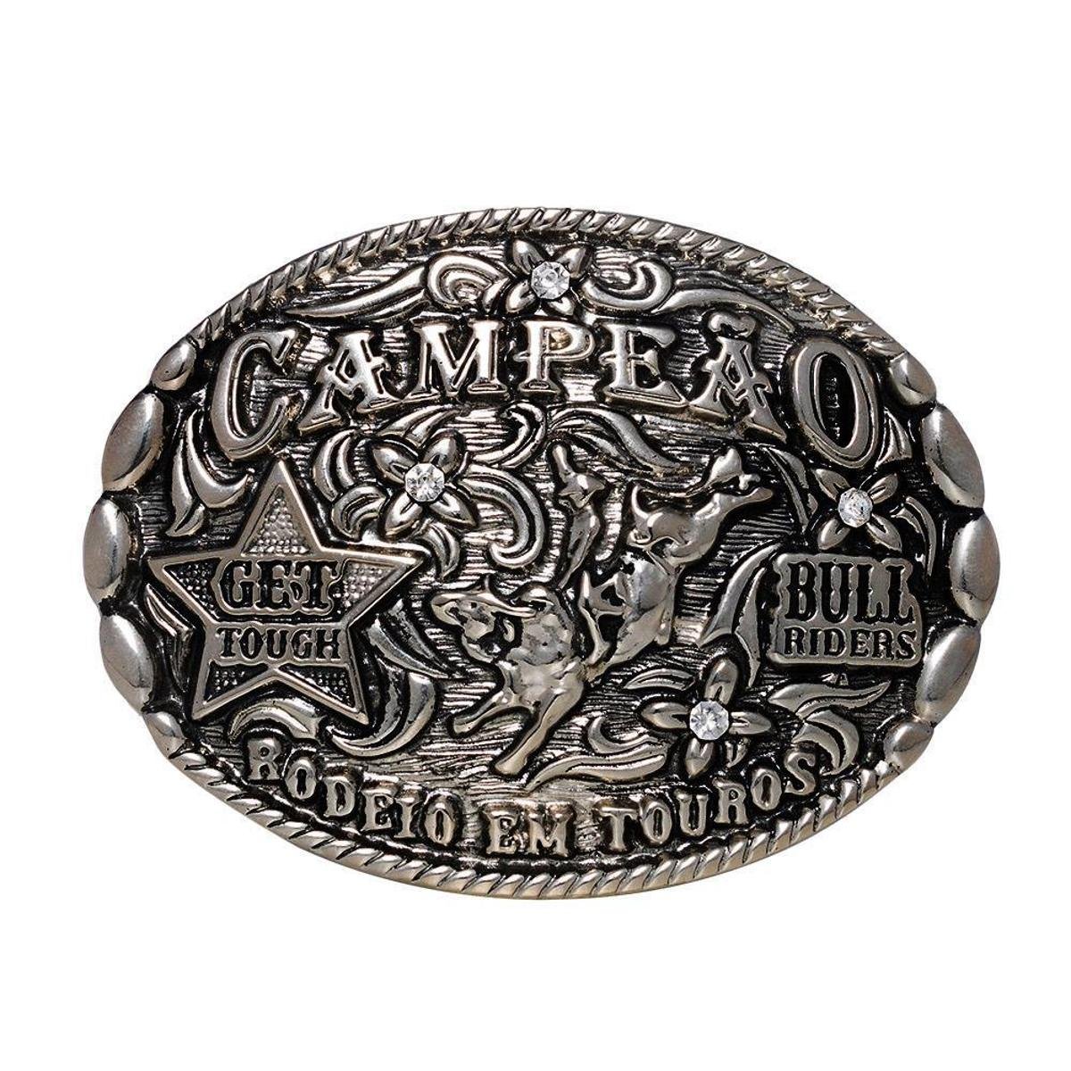 Fivela Country Campeão - Cintos Exclusivos - Unissex - Cinza | Netshoes