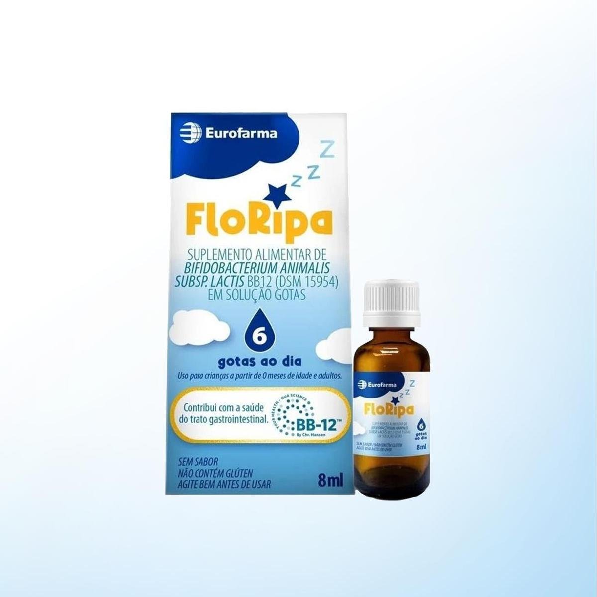 Floripa Suplemento Alimentar Probiótico Eurofarma Gotas 8ml - N/A ...