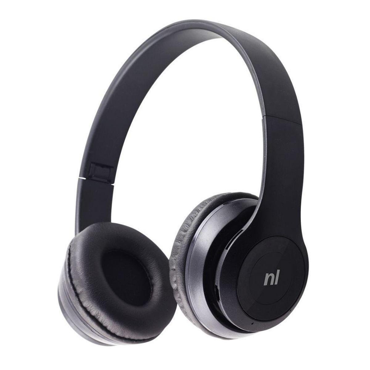 Fone De Ouvido Bluetooth Fm Entrada Micro Sd Newlink Essence Hs117 Preto - Preto | Netshoes
