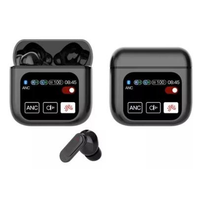 Fone De Ouvido Sem Fio Bluetooth Tela Touch Anc Enc Gamer Cor Preto - Preto | Netshoes