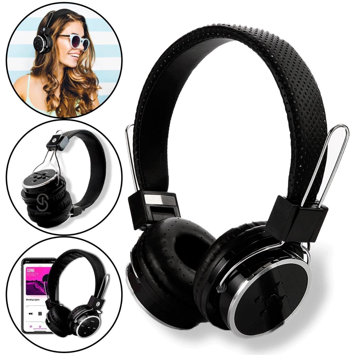 Fone Ouvido Sem Fio Bluetooth 4.1 Celular Micro Sd Fm P2 B05 - Preto | Netshoes