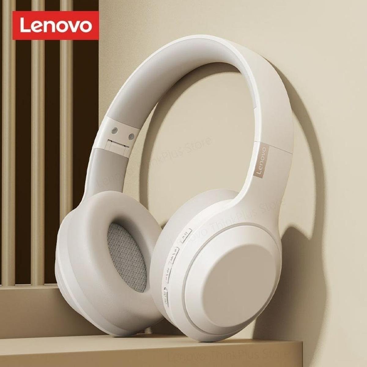 Fones de Ouvido Bluetooth Sem Fio LENOVO TH10 Bege - Bege | Netshoes