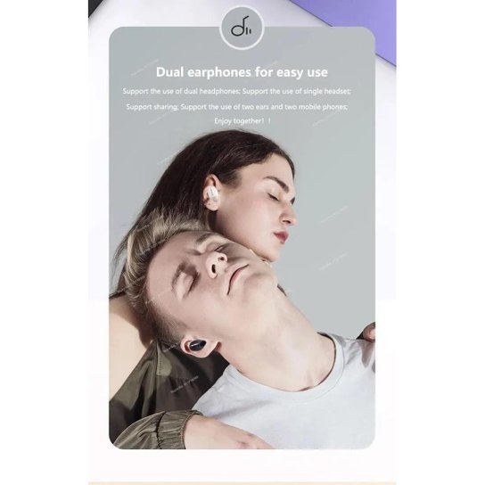 Fones De Ouvido XT62 TWS Sem Fio Bluetooth 5.3 - Preto - Preto | Netshoes