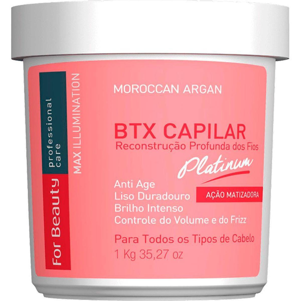 For Beauty Max Illumination Platinum - Btox Matizador Reconstrução ...