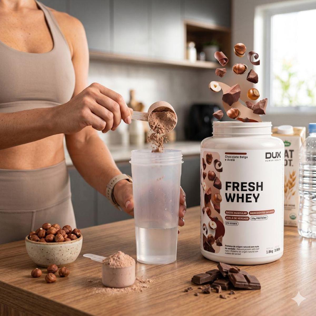 Fresh Whey Isolado Chocolate Belga Avela 1.8kg - Dux - undefined | Netshoes