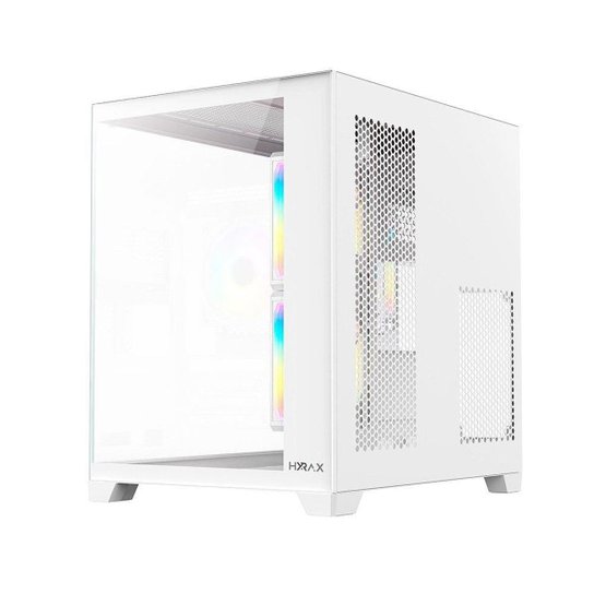 Gabinete Gamer Hyrax HGB705, Mini Tower, Frontal e , Sem FANs ...