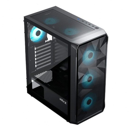 Gabinete Gamer Hyrax Tower HGB230, Mid Tower, ATX Preto - HGB230B ...