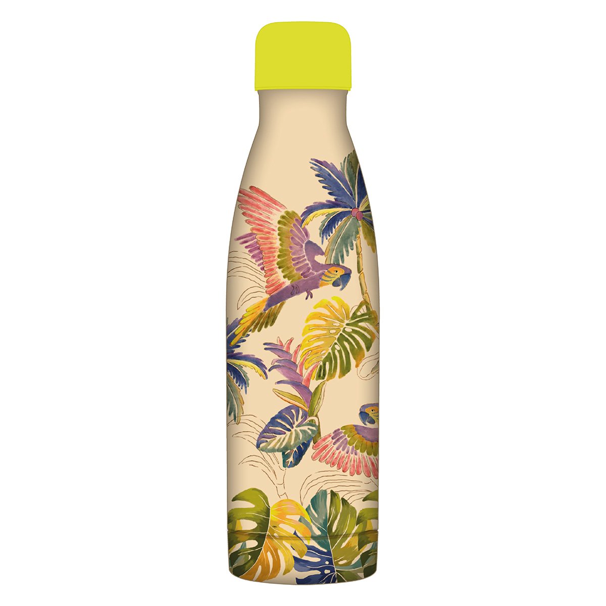 Garrafa Farm Glub Glub Aquarela Tropical 500 ML - Estampado | Netshoes