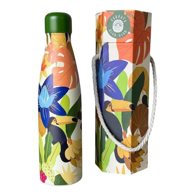 Garrafa Farm Glub Glub Bossa Tucano 500 ML 78330745 Verde - Verde ...