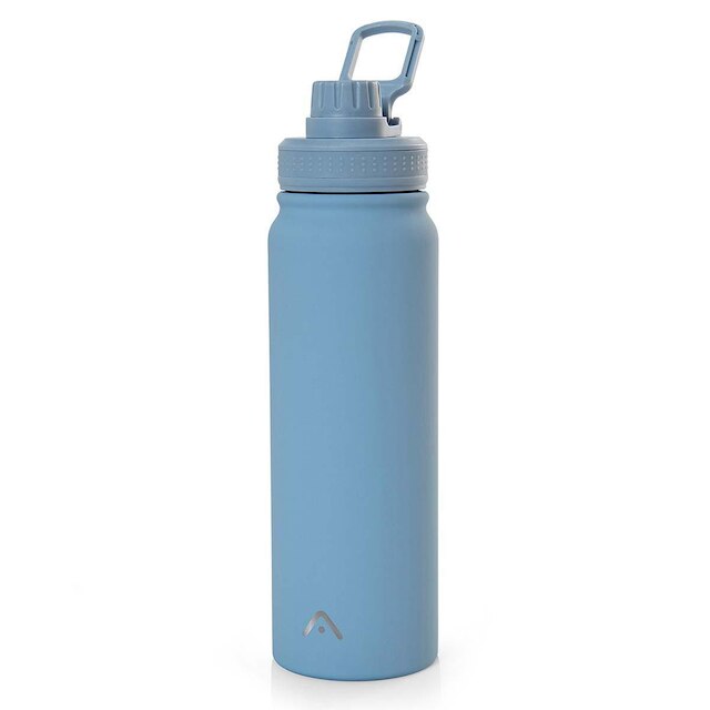Garrafa Térmica 800ml Inox Academia Ysla Azul Alma Genius - Azul | Netshoes