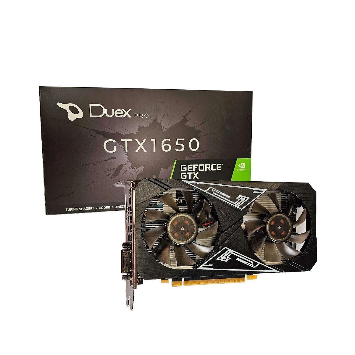 GeForce GTX 1650 4GB GDDR6 128bits - Duex - DX GTX 1650 PRO T66O BLACK ...