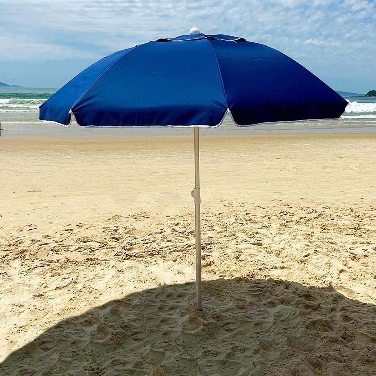 Guarda-Sol Premium Zaka Alumínio 2.0 metros Marinho Reforçado - Marinho ...