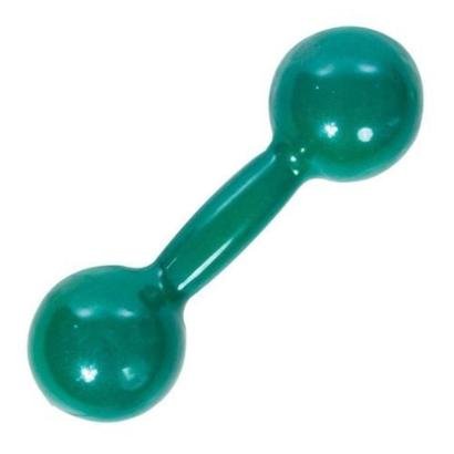 Halteres Emborrachado Academia Ferro Peso Unibrás 3kg - Verde | Netshoes