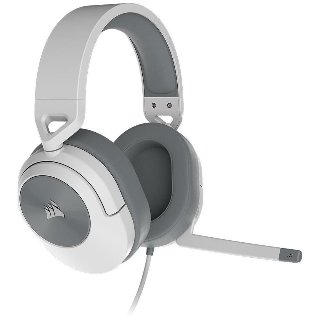 Headset Gamer Corsair HS55 Stereo P2 3.5mm, Drivers 50mm, Branco - CA ...