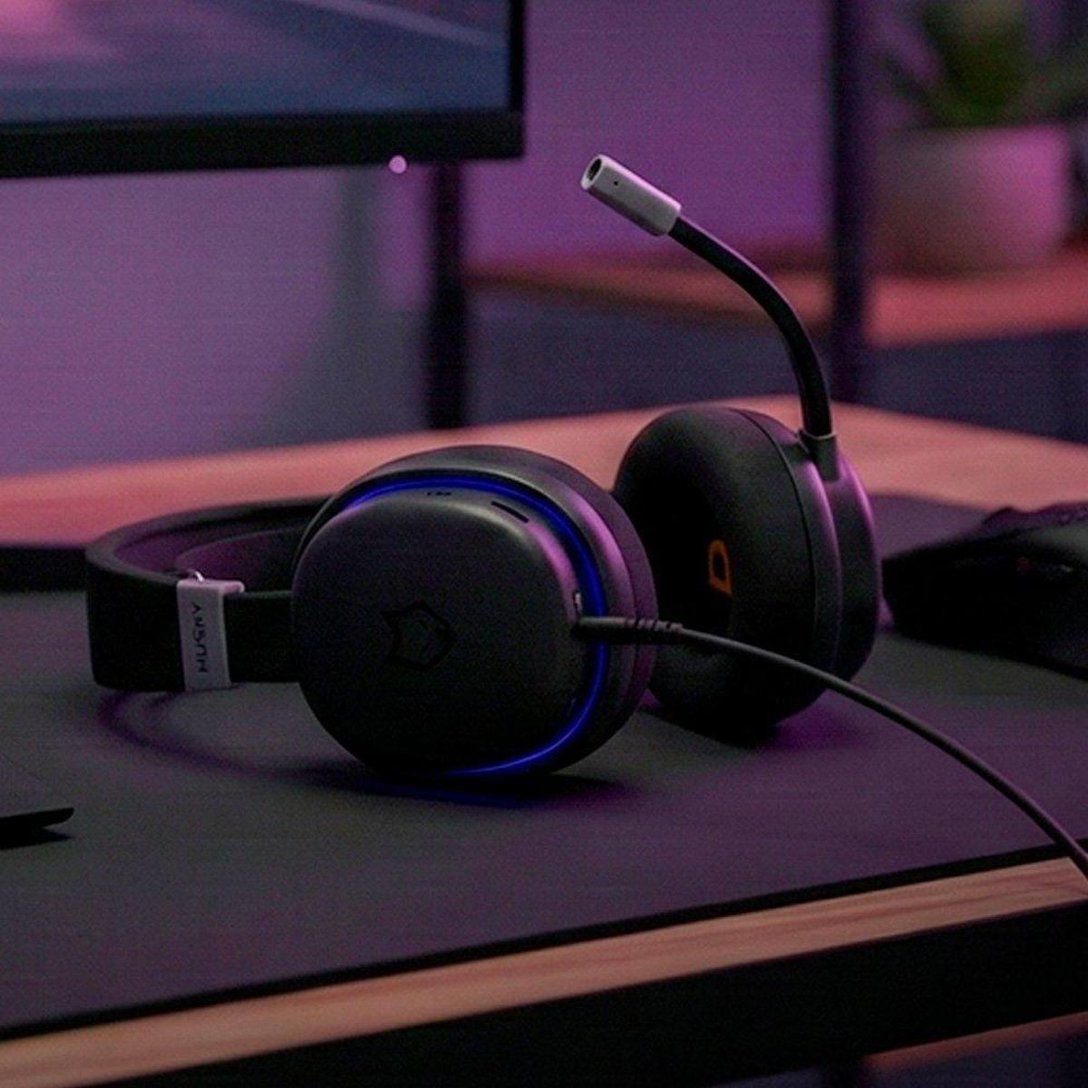 Headset Gamer Husky Permafrost, USB, 7.1 surround, Driver 40mm ...