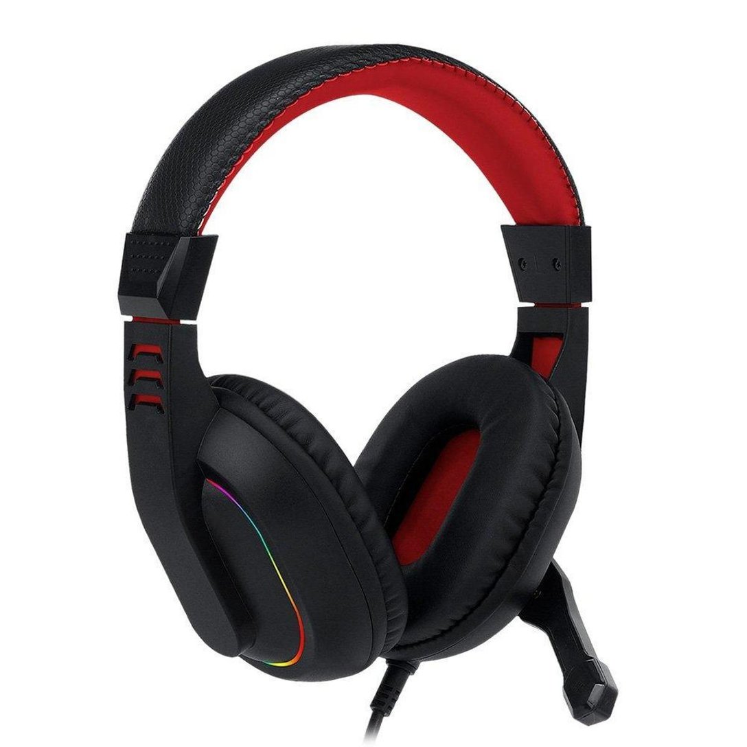 Headset Gamer Redragon Ares, RGB, Driver 40mm, P2 e USB, Preto - H120 ...
