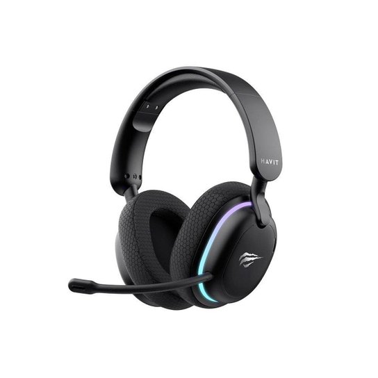Headset Gamer Sem Fio Professional Fuxi-H7, RGB, Tri Mode, Bluetooth ...