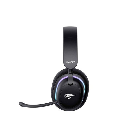 Headset Gamer Sem Fio Professional Fuxi-H7, RGB, Tri Mode, Bluetooth ...
