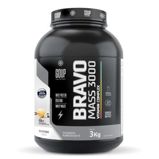 Hipercalórico 3kg Bravo Mass 3000 Vitamin Complex - undefined | Netshoes