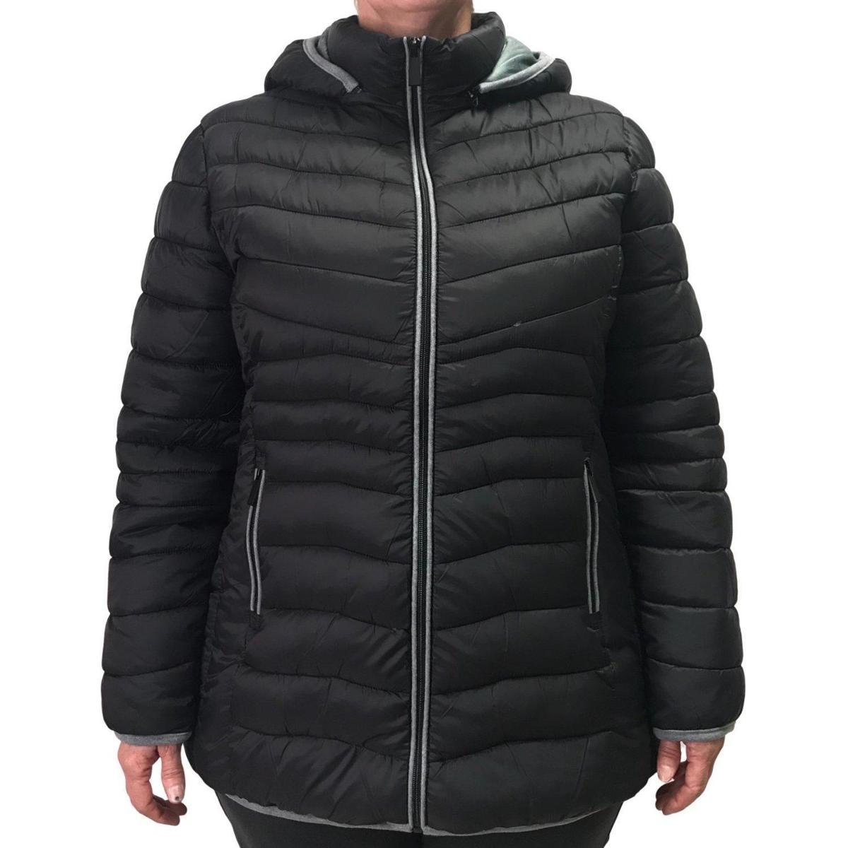 Jaqueta Alpelo Plus Size Capuz Removível Preta 20700029 - Preto | Netshoes