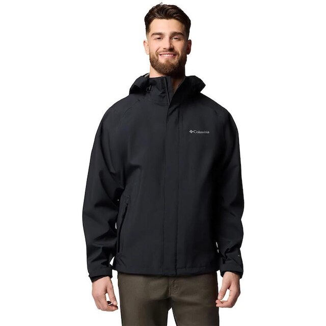 Jaqueta Columbia Rain Earth Explorer 2 Shell Masculino - Preto | Netshoes
