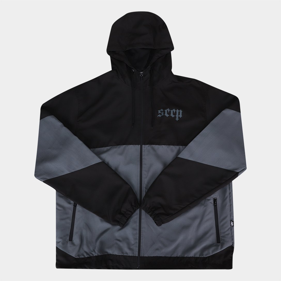 Jaqueta Corta Vento Corinthians Plus Size Masculina - Preto+Cinza ...