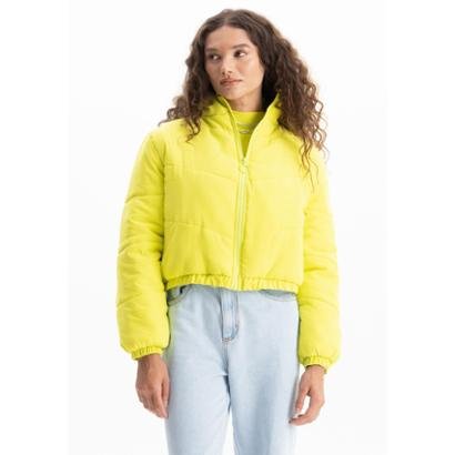 Jaqueta Curta Puffer My Favorite Things - Verde | Netshoes