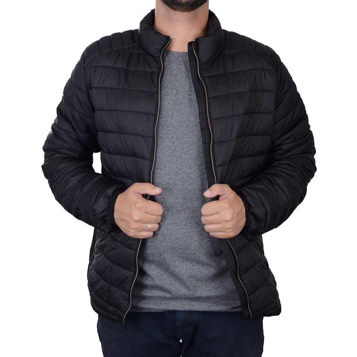 Jaqueta Masculina Alpelo Padding Preta - 6600004 - Preto | Netshoes