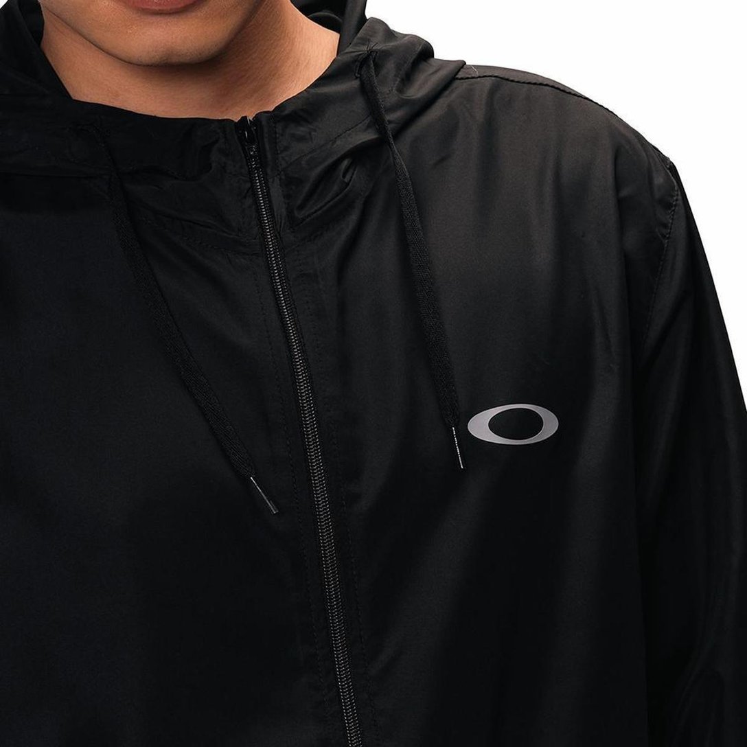 Jaqueta Oakley Essential Windbreaker WT25 Masculina - Preto | Netshoes