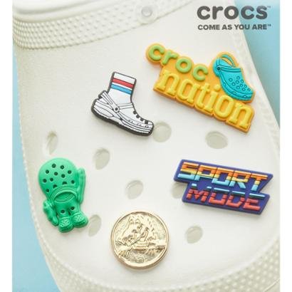 Jibbitz Crocs Fan Pack 5 - Incolor | Netshoes