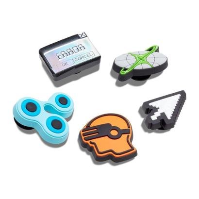 Jibbitz™ crocs gamer boy - 5 pack unico - Branco | Netshoes