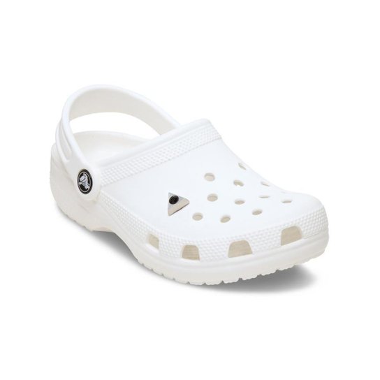 Jibbitz™ Triângulo Com Gema Preta UNICO - Branco | Netshoes