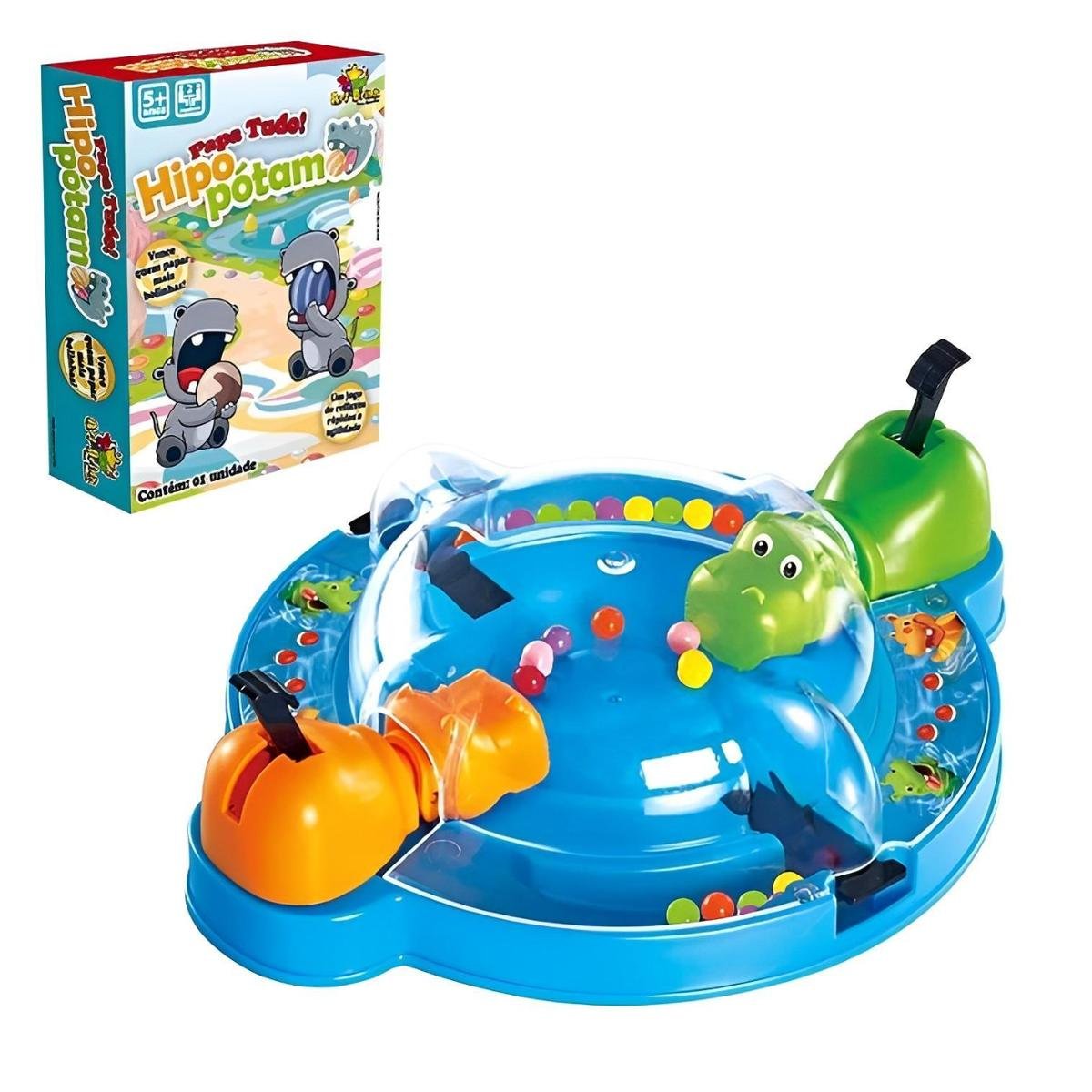 Jogo Papa Bolinhas Hipopótamo Papa Tudo Come Come - Colorido | Netshoes