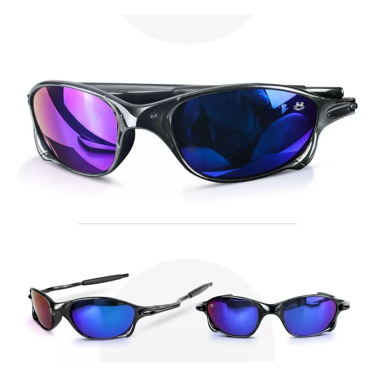 juliet mandrake oculos sol lupa azul masculino proteção - Preto | Netshoes