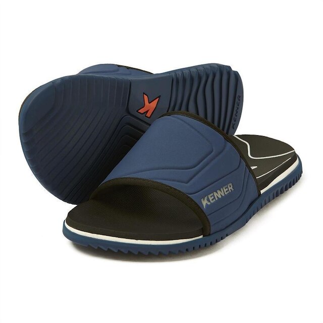 Kenner Slide Go Chinelo Masculino Solado Flexível - Azul | Netshoes