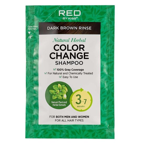 Kiss New York Color Change Shampoo Tonalizante Castanho Escuro | Netshoes
