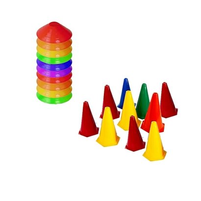 Kit 10 Cones + 10 Half Cone Funcional Rythmoon - Colorido | Netshoes
